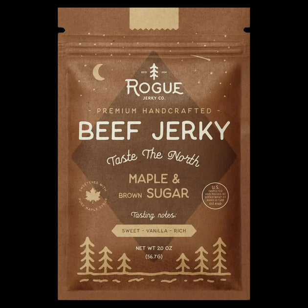 Maple & Brown Sugar Beef Jerky – Valiant Distribution