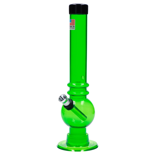 JM Plastics Bubble Base with Grip and Carb Hole Acrylic Water Pipe - 8 ...
