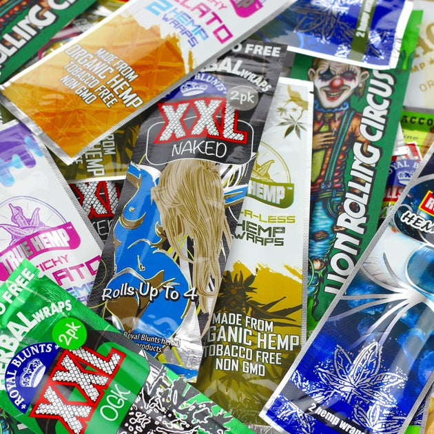 Assorted Hemp Wraps 10 Pack – Valiant Distribution