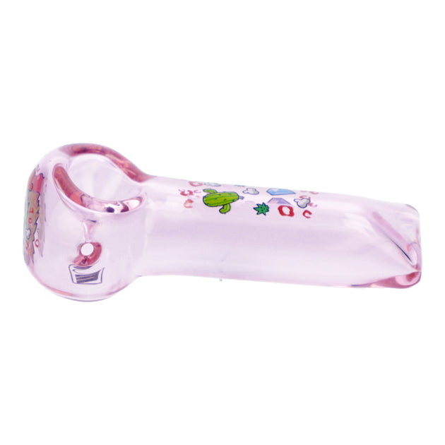 Wido | 4" Pink Kush Hand Pipe - Transparent Pink – Valiant Distribution